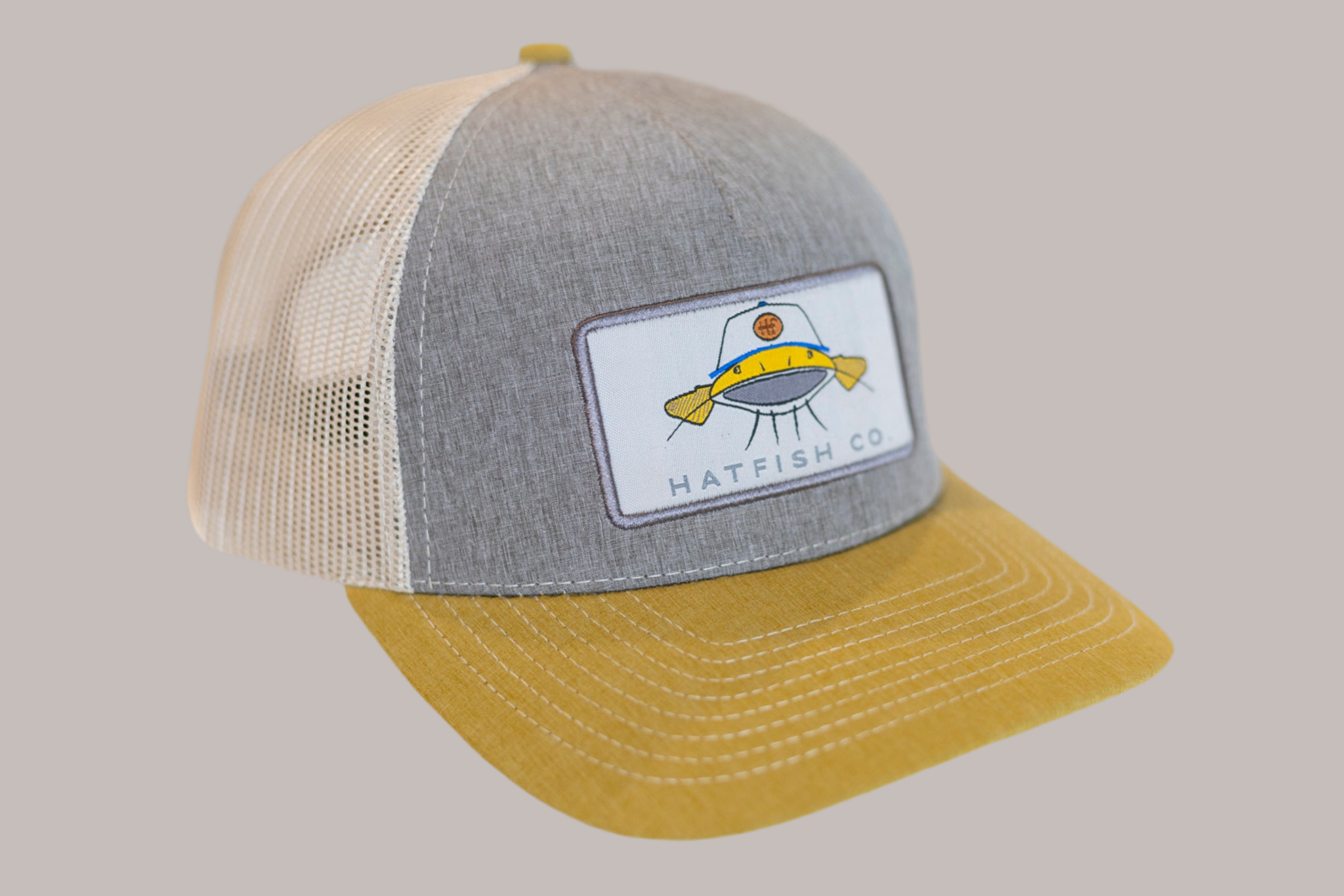 Catfish Logo Trucker Cap – HatFish Co